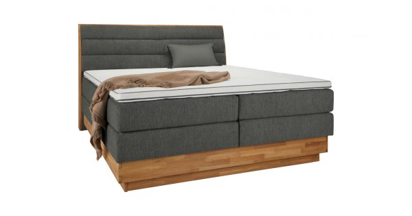 Postel boxspring s úložným prostorem KARISSA 4 dub masiv plocha spaní ...