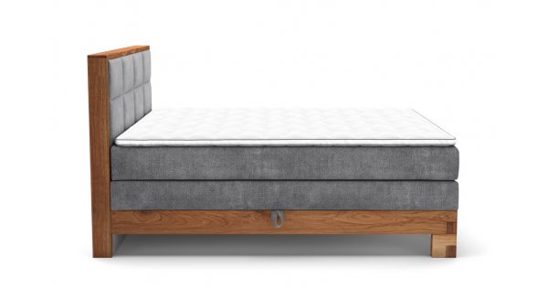 Postel boxspring s úložným prostorem MAESTRO 4 dub masiv plocha spaní ...