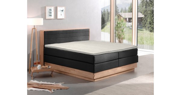 Postel boxspring s úložným prostorem KOLETA 2 dub masiv plocha spaní ...